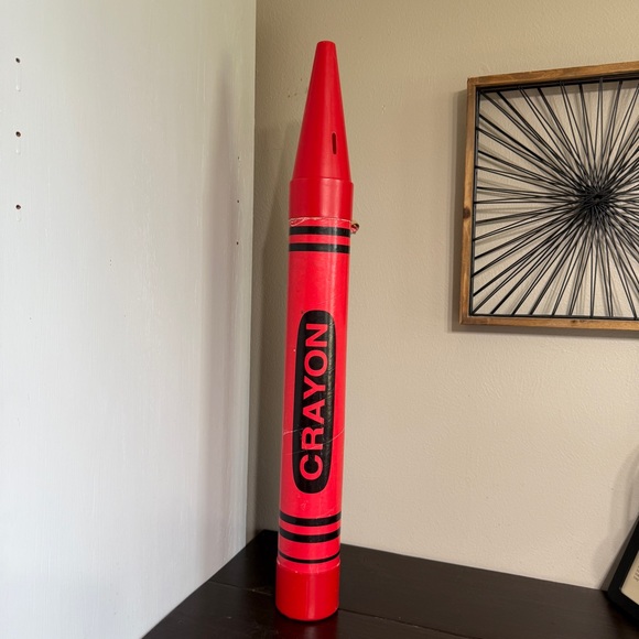 Toys | Large Vintage Crayon Bank Cardboard Fantazia Marketing 1988 ...
